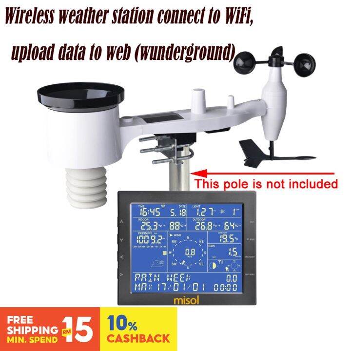 ⭐⭐⭐Wireless weather station connect to WiFi, upload data to web (wunderground)⭐⭐⭐ | Lazada PH