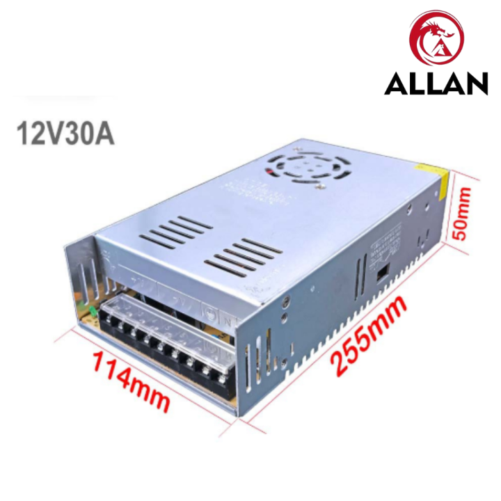 DC 12V 30A Centralize Power Supply CCTV Led Adapter /PSU / Pisowifi ...