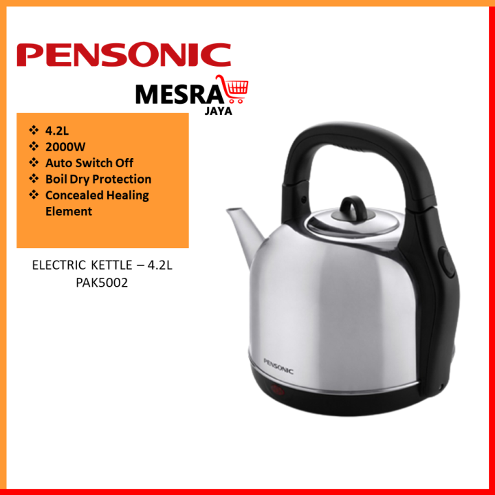 Pensonic Electric Kettle 4.2L - PAK5002 | Lazada
