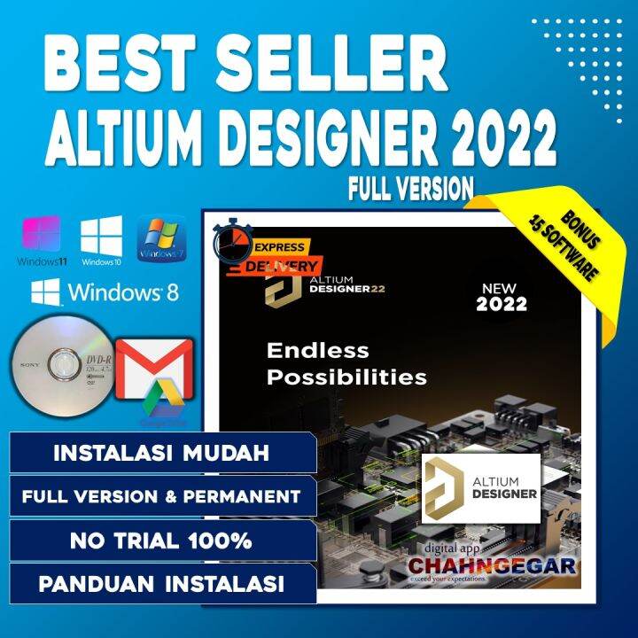 Software Design Altium Designer 2022 Lisensi Full Version Lifetime untuk membuat design PCB ...