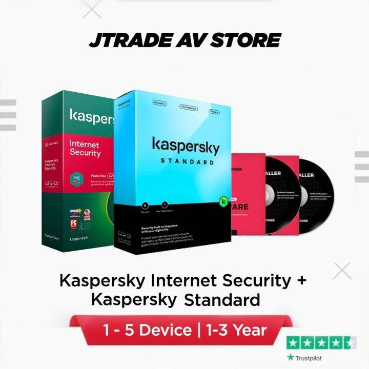 Genuine Kaspersky Internet Security and Kaspersky Standard Antivirus ...