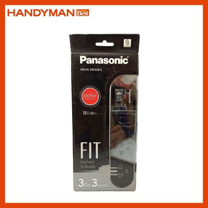 Panasonic Extension Cord, Black (2B5) | Lazada PH