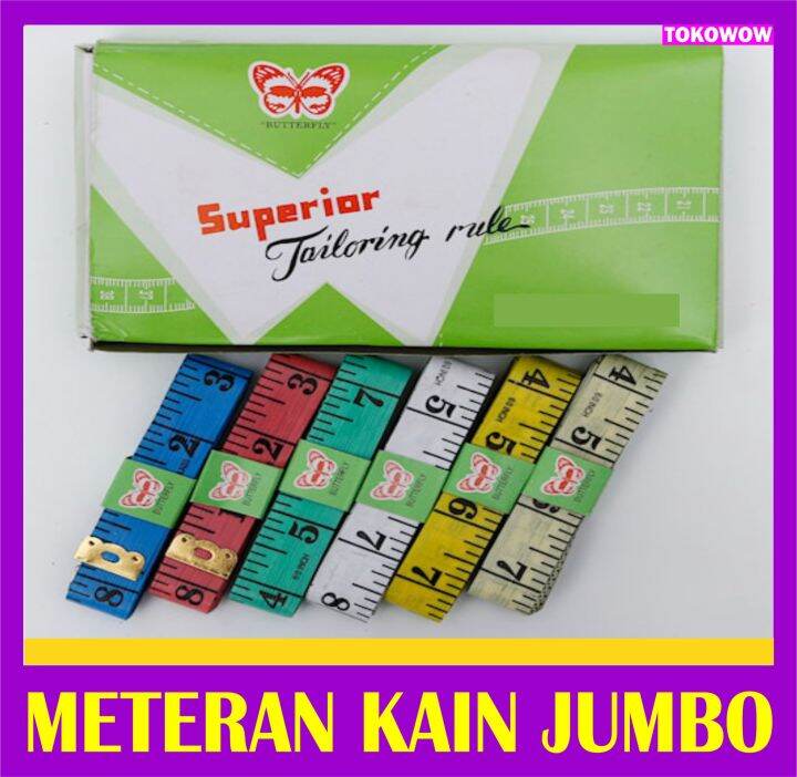 Meteran Kain Jumbo Meteran Baju Badan Besar 150 cm Meteran Baju Jahit ...
