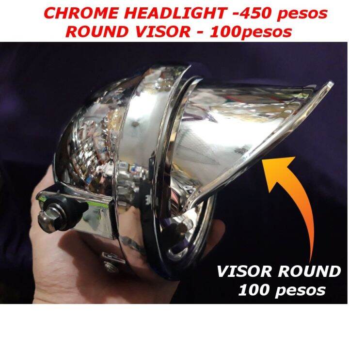 Yamaha YTX 125 Headlight Visor Stainless PLAIN Only | Lazada PH