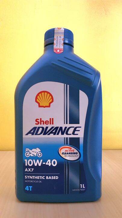 OLI MOTOR SHELL ADVANCE 10W-40 AX7 1 LITER | Lazada Indonesia