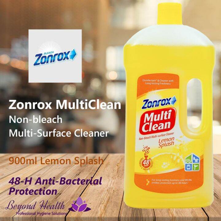 Zonrox Multi Clean Non-bleach Multi-surface Cleaner 900ml Lemon Splash ...