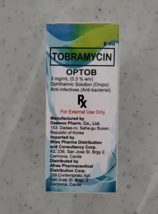 TOBRA INFECTION EYE DROPS 3mg/ml FOR HUMANS, DOGS, AND CATS | Lazada PH