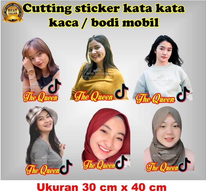 Print sticker gambar cewek, sticker gambar wanita cantik, stiker ...