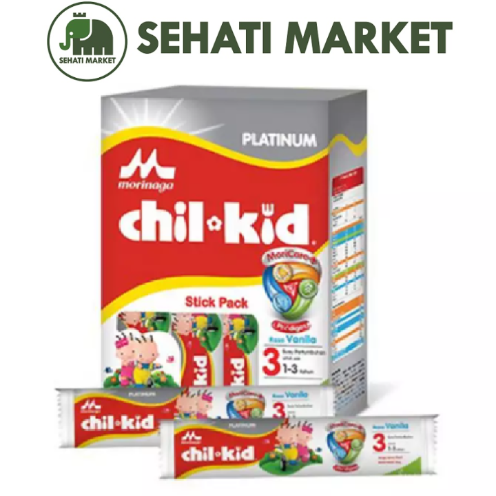 MORINAGA CHIL KID CHILKID PLATINUM STICK PACK VANILA 192gr | Lazada ...