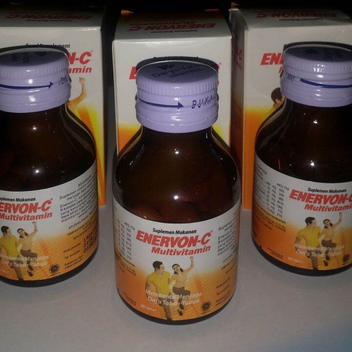 Enervon C Botol Isi 30 Tablet Multivitamin | Lazada Indonesia