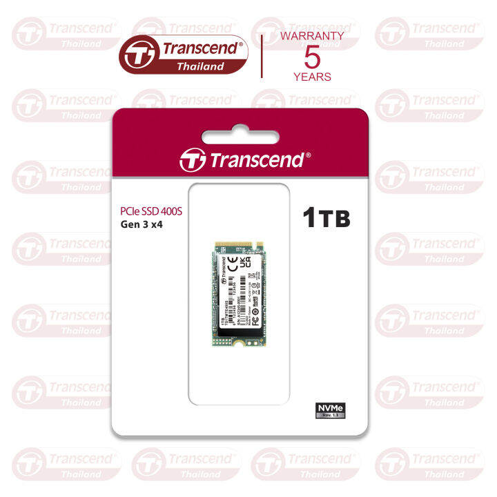 PCIe M.2 2242 SSD 1TB : MTE400S (R max 2,000 MB/s / W max 1,700 MB/s) Transcend- รับประกัน 5 ปี ...