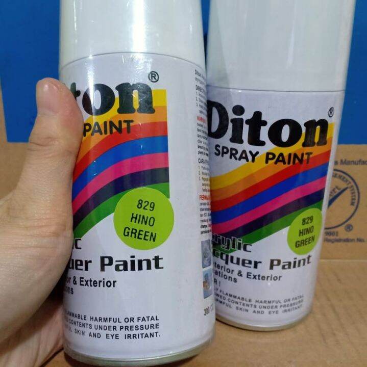 SOLID COLOURS DITON Spray Paint Acrylic Lacquer Paint Pilox Pilok Cat ...