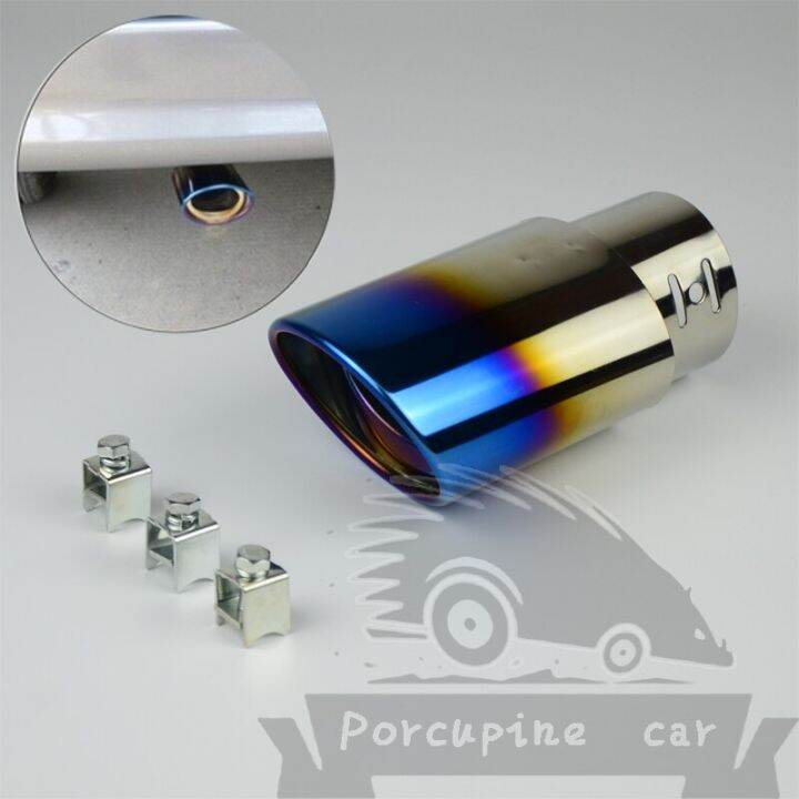 Straight Exhaust Tailpipe Tail Pipe Rear Muffler End Trim