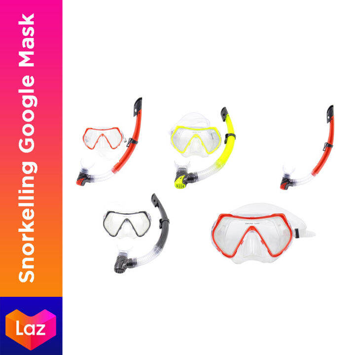 Ready Stock Complete Set Snorkeling Mask Intex Goggle Intex Diving Mask ...