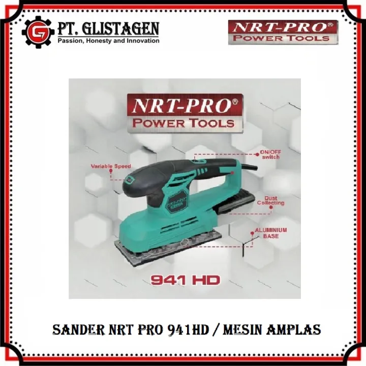 Mesin Amplas NRT PRO 941HD / Sander 941HD NRT PRO Variable Speed ...