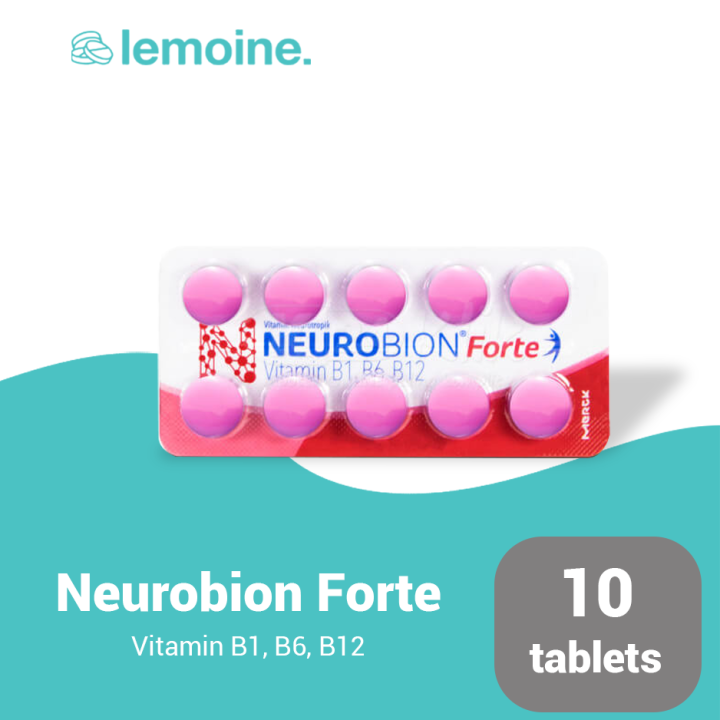 NEUROBION FORTE 5000 MERAH 10 TABLET KEBUTUHAN VITAMIN B1,B6,B12 ...