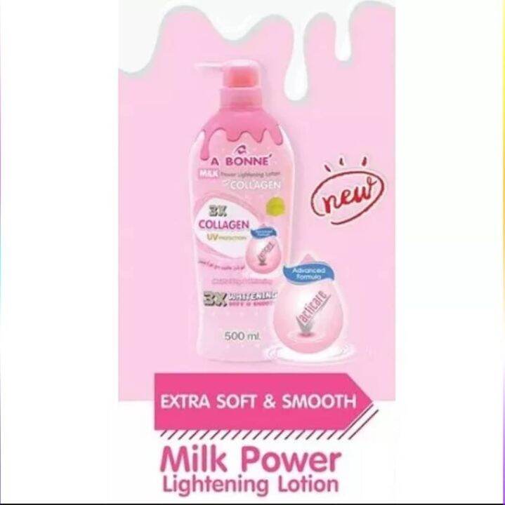 A Bonne Milk Power Lightening Lotion Plus Collagen 3x Collagen UV ...