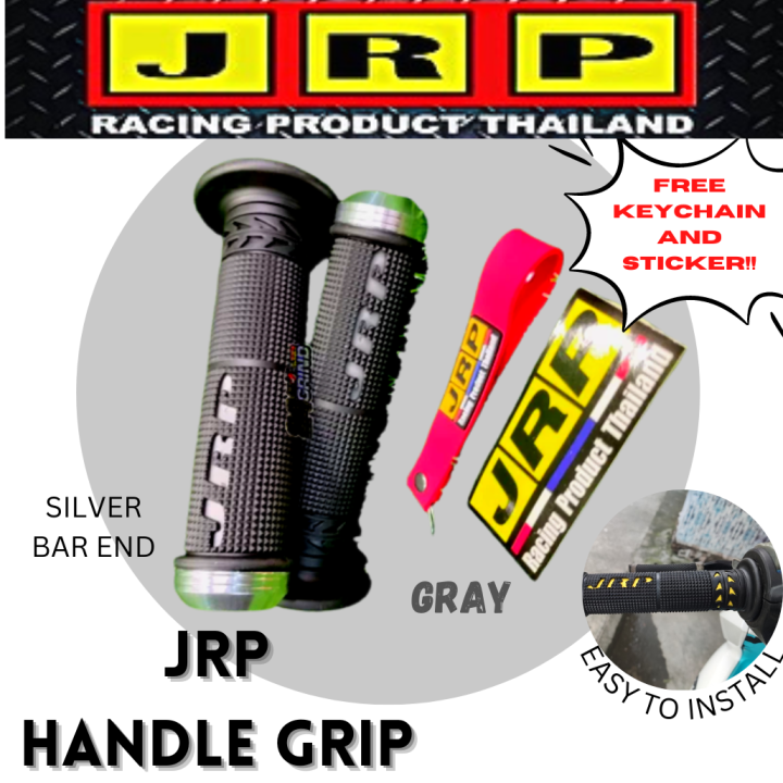 ORIGINAL JRP HANDLE GRIP FOR : MIO SPORTY |RED | STAINLESS SILVER BAR ...