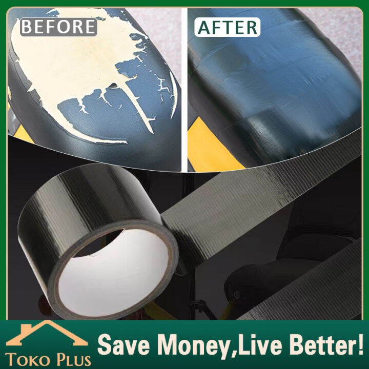 Lakban Kain Hitam Leather Stiker Tambal Perbaikan Mobil Sofa Sticker ...