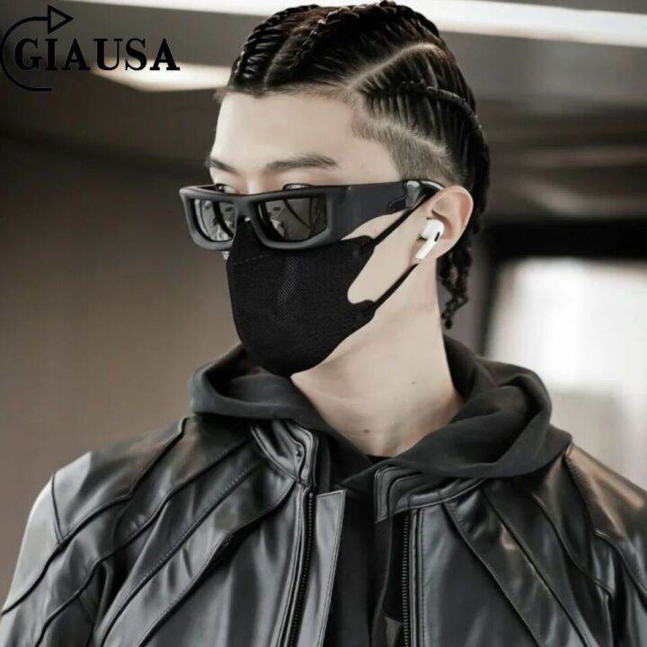 【GIAUSA】OG LOCS Shade Big Square Frame Sun Glasses Shades for Men UV ...