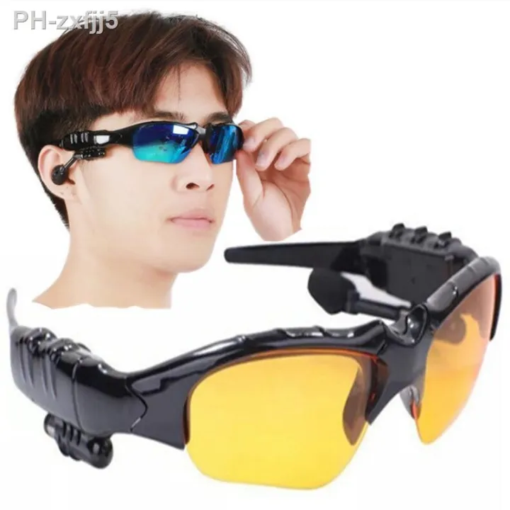【mga baso ng bluetooth】 Smart Bluetooth glasses headset with camera ...