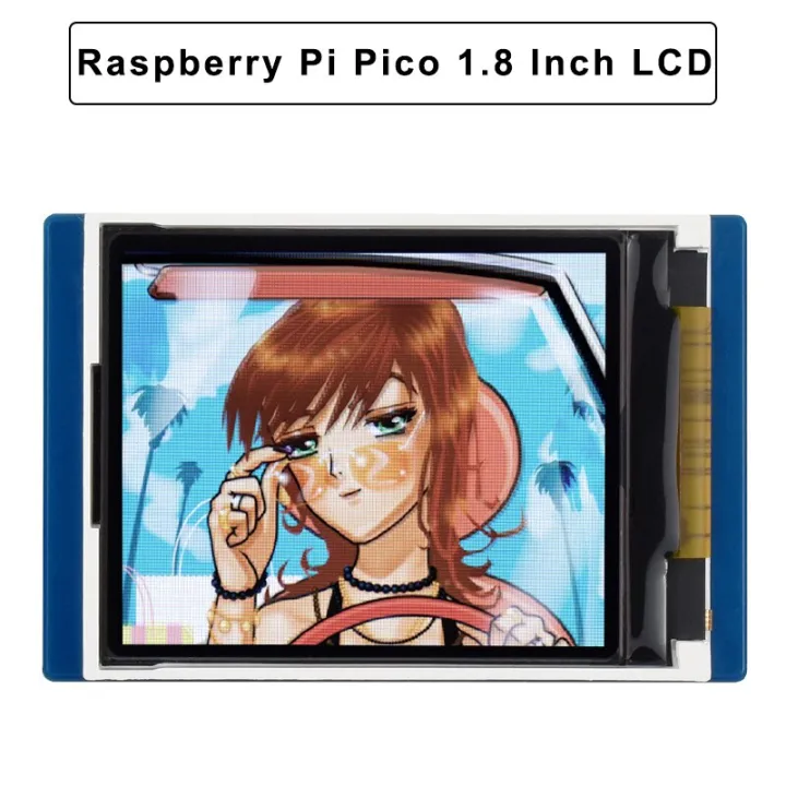 1.8นิ้ว LCD โมดูล Raspberry Pi Pico จอแสดงผล65K RGB สี160 × 128 SPI ...