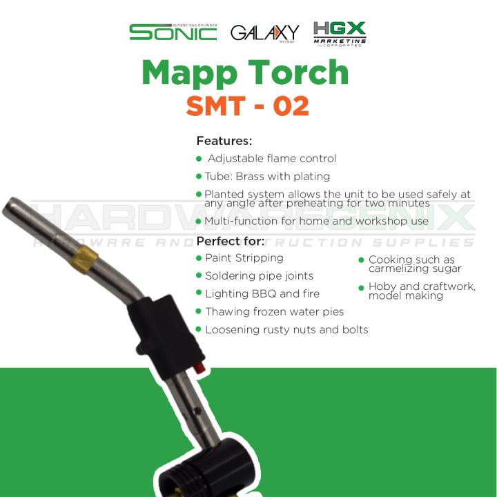SONIC Mapp Torch (SMT-02) | Lazada PH