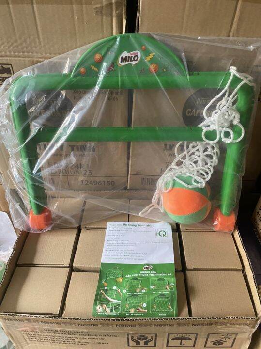Bộ Khung Thành Đá Bóng Milo MINI, Kèm Lưới Và Bóng | Lazada.vn