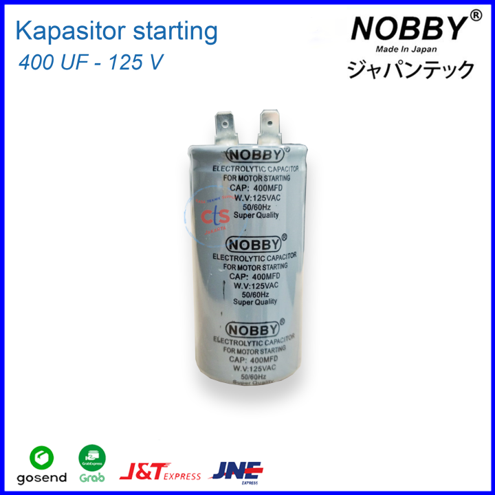 Kapasitor (Capacitor) Starting 400 uf - 125V (Part Kompresor / Teknik ...