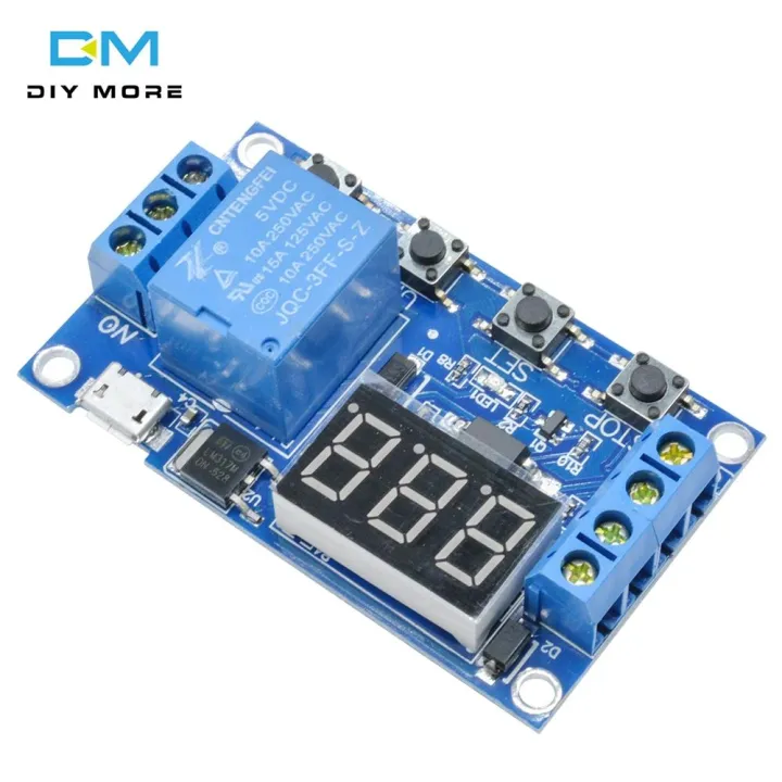 Original diymore Automation cycle delay timer dc control board 6-30v 6v ...