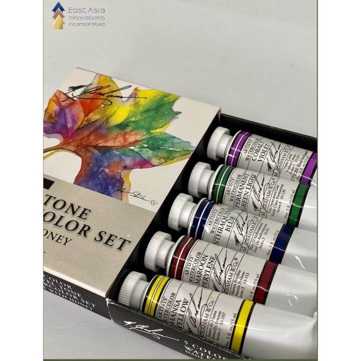 M. Graham Jewel Tone Watercolor Set MADE IN USA Made With Honey For ...