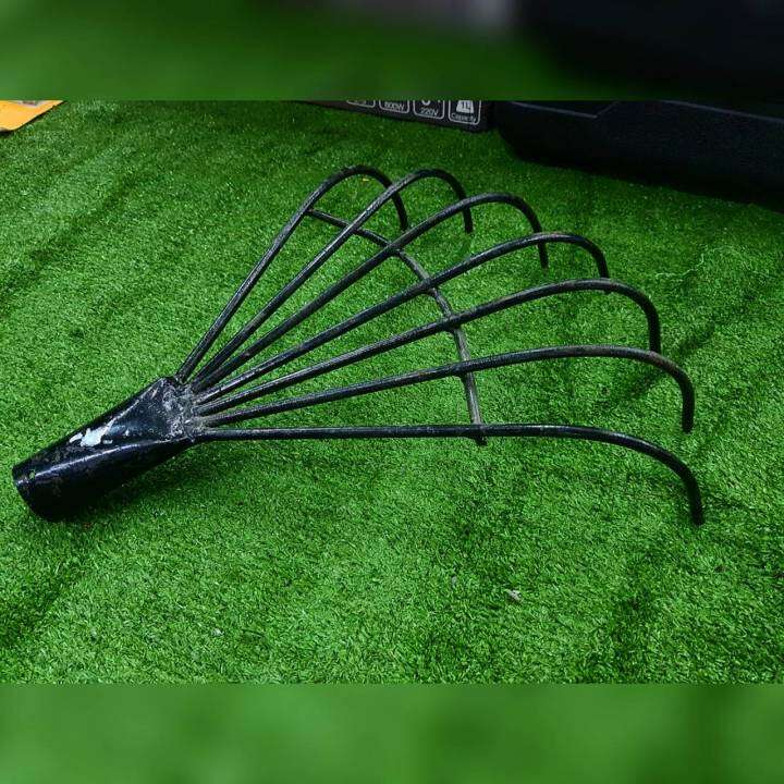 TREETOOLS ตะกราว คราดหญ้า แบบ 7ซี คราดกวาดหญ้า คาด คราดเอนกประสงค์ คราดเกาะเห็ด คราดเหล็ก กวาด ...