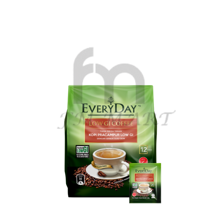 [FM PHARMACY] EVERYDAY LOW GI COFFEE/KOPI 240g (20g x 12 sachets) [EXP ...
