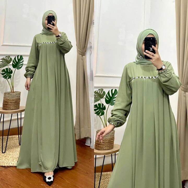 dres maxi bangkok terbaru 2023 / Style Tari126 / Baju Gamis Tamara ...