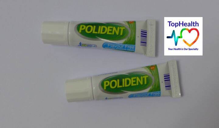 [SMALL TUBE] POLIDENT Poligrip Denture Adhesive Cream 假牙胶/假牙固定剂 8.5g ...