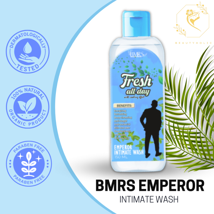 ORIGINAL BMRS Fresh All Day EMPEROR INTIMATE WASH 150ml (FOR MEN ...