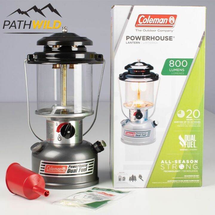 COLEMAN DUAL FUEL POWERHOUSE LANTERN / LINTERNA Made in USA of US ...