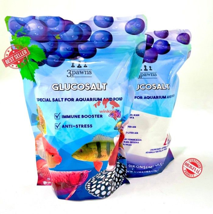 GLUCOSALT 500gr Garam Ikan Immune Booster dan Anti Stress Special Salt | Lazada Indonesia