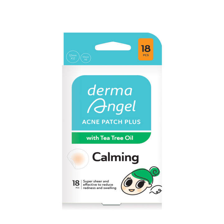 DERMA ANGEL Acne Patch Tea Tree 18s | Lazada