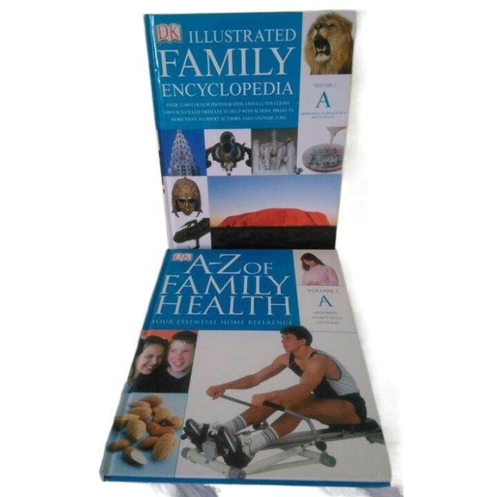 Preloved Set of 2 Books DK Illustrated Family Encyclopedia Vol.1 A A-Z ...
