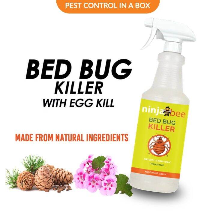 Ninja Bee Bed Bug (Pepijat) & Dust Mite Killer Spray - Ninja Bee | Lazada