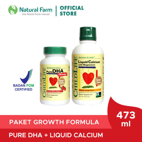 Childlife Pure DHA + Liquid Calcium (Paket Growth Formula) | Lazada ...