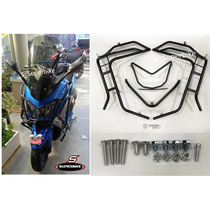 YAMAHA NMAX 155 2020 CRASH BAR IPORT BODY PROTECTOR V2 N-MAX TAHUN 2020 ...