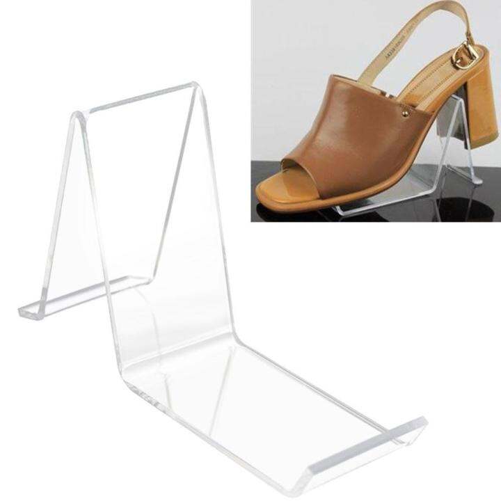 Clear Acrylic Shoe Store Display Stands Rack Holder Sandal Display ...