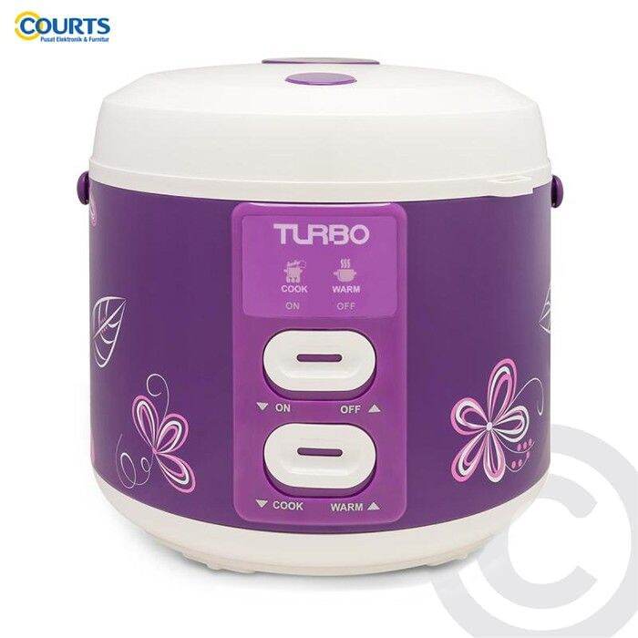 TURBO RICE COOKER 1.8L CRL 1188/2 (Purple) | Lazada Indonesia