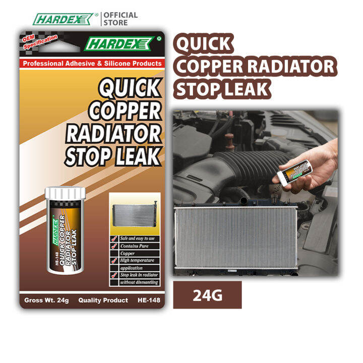 HARDEX Quick Copper Radiator Stop Leak (28.4g) HE-148 | Lazada