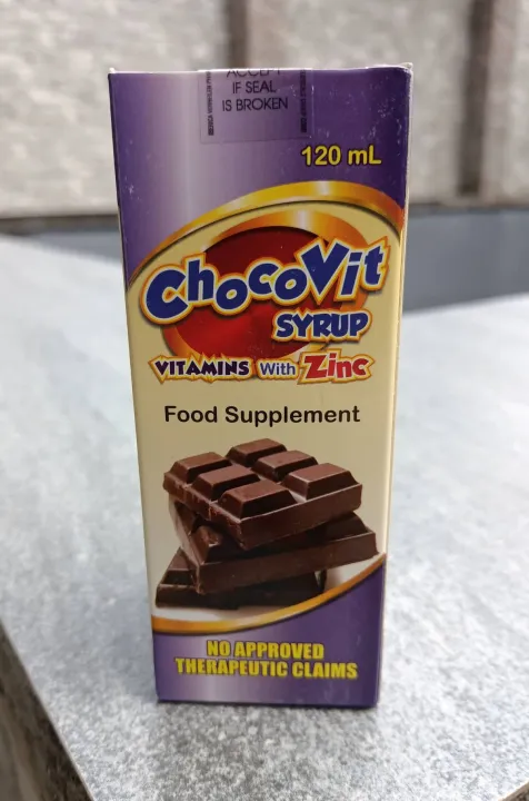 Chocovit Syrup Vitamins with Zinc 120ml Food supplement | Lazada PH