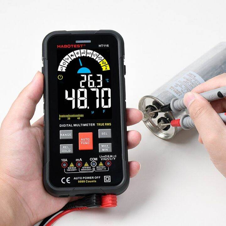 Smart Multimeter Digital Professional Automotive Tester HABOTEST NCV ...