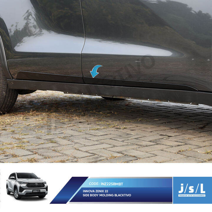 Innova Zenix Side Body Molding Blacktivo JSL List Bodi Pintu | Lazada ...