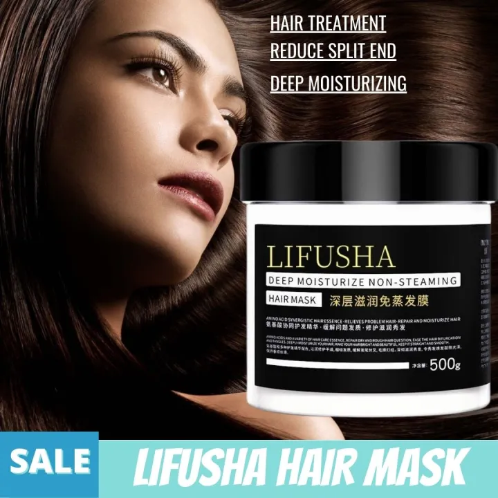 SUPER SALE!! LIFUSHA Hair Mask Hair Treatment Repair Damage Anti Split ...